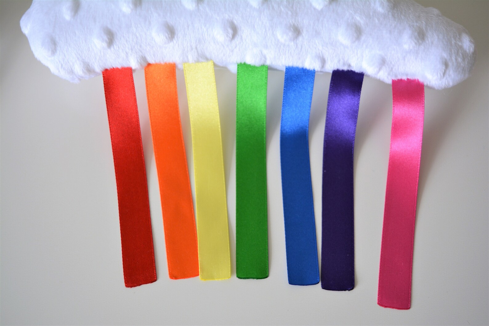 Rainbow Cloud Stuffed Sensory Toy - Etsy