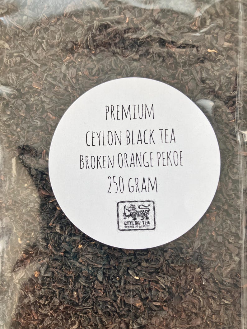 Ceylon Tea 500g BOP broken Orange Pekoe Sri Lankan Tea Perfect for ...