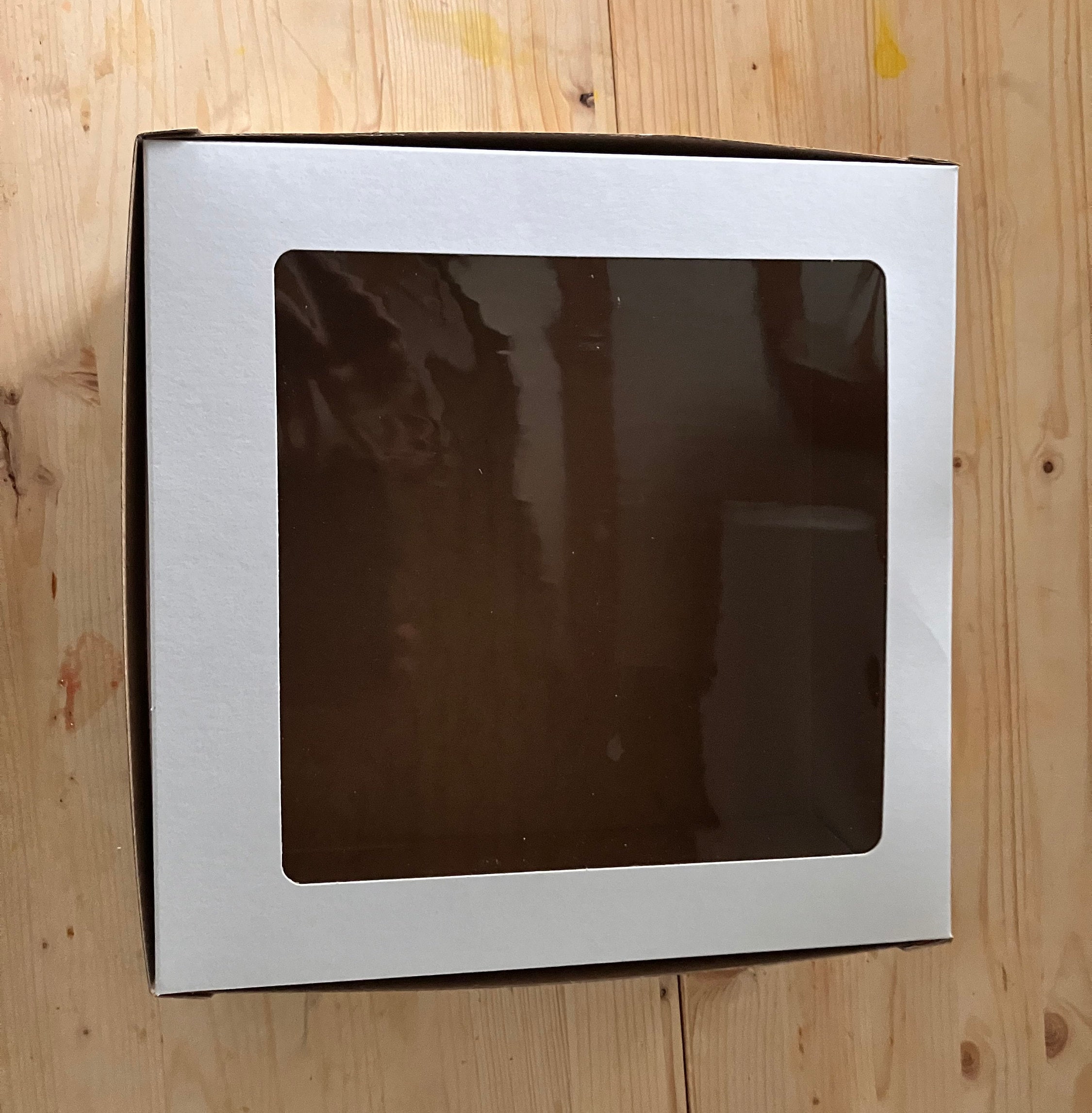 10-inch Window Cake Box 10x10x5 Inch PVC Window for Gifting Cakes, Bake ...