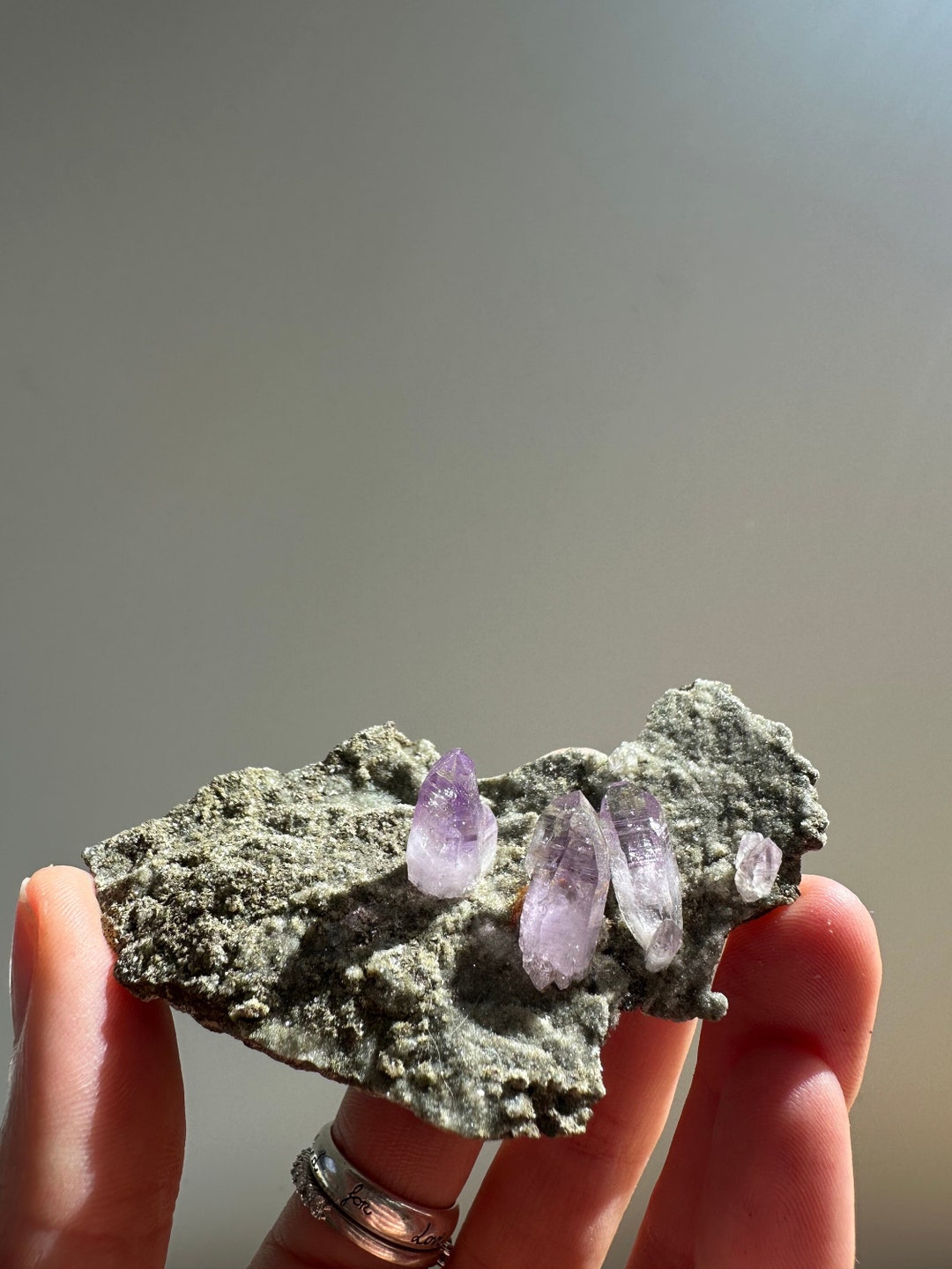 Vera Cruz Amethyst Crystal Cluster on Matrix – Mexico - Etsy