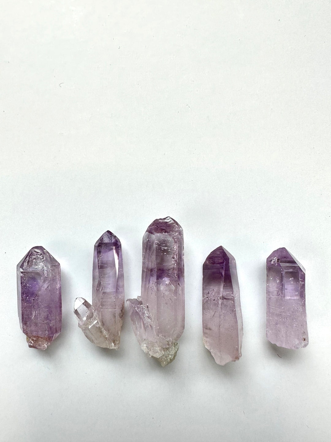 High Quality Vera Cruz Amethyst Points - Lot of 5 - Amethyst, Mexico ...