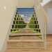 Tuscany Landscape STAIRS MURAL, Peel & Stick Stair Risers Decal, 3D ...