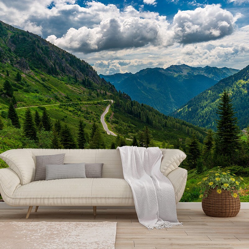 Mountains Mural - Etsy