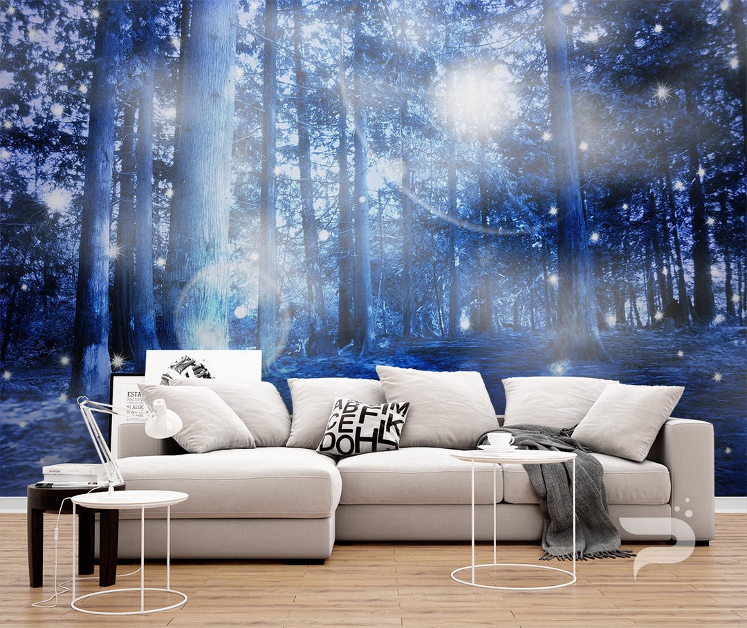 Fairy Tale Forest WALL MURAL, Abstract Wallpaper, Large Wall Mural ...