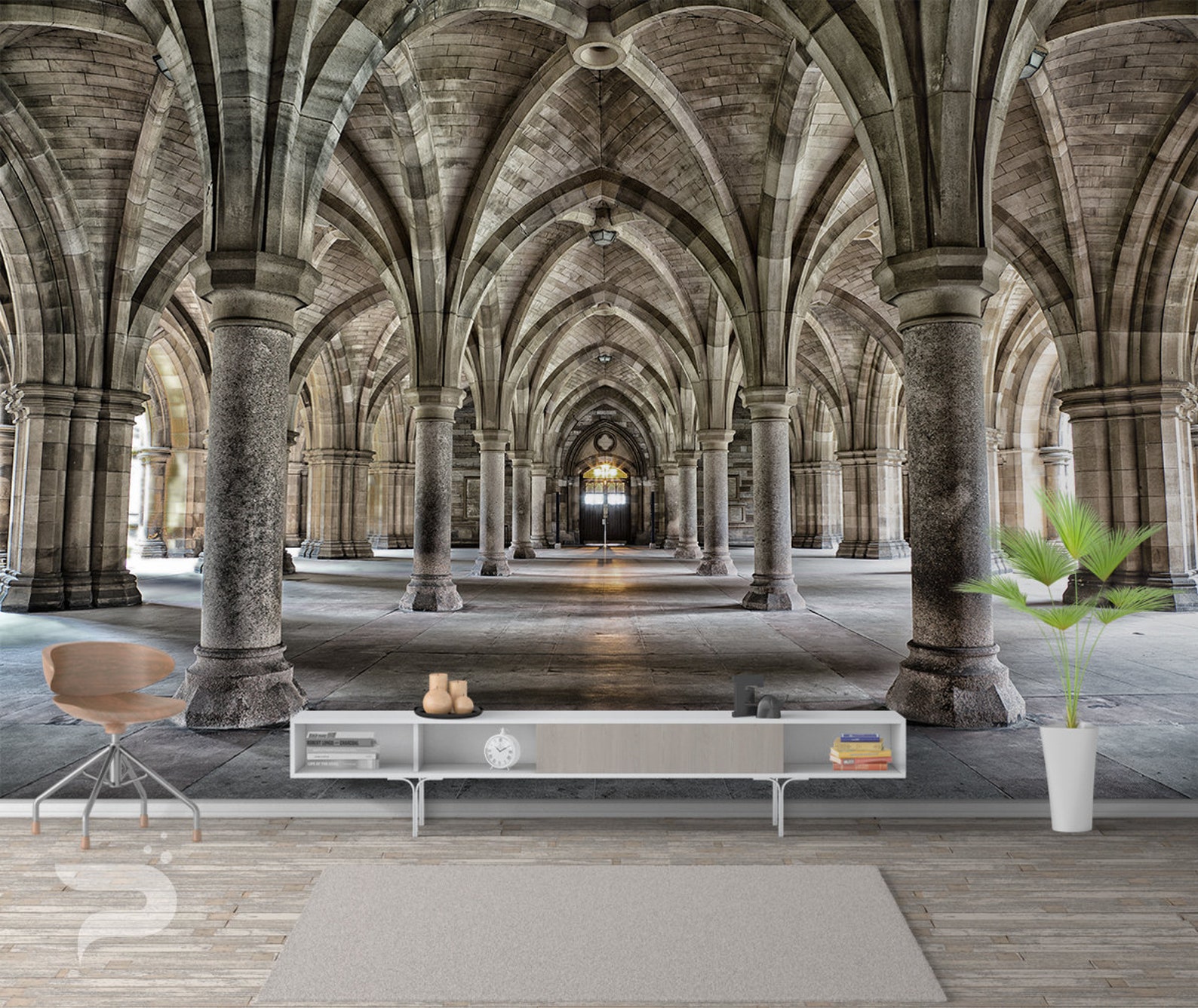 The Arcs WALL MURAL Architecture Wallpaper Mural Large Wall - Etsy