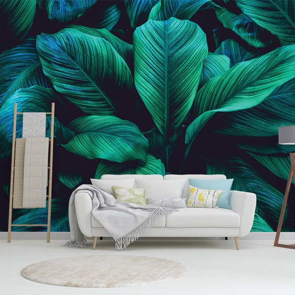 Murals Tropical Rainforest Wallpaper - Etsy