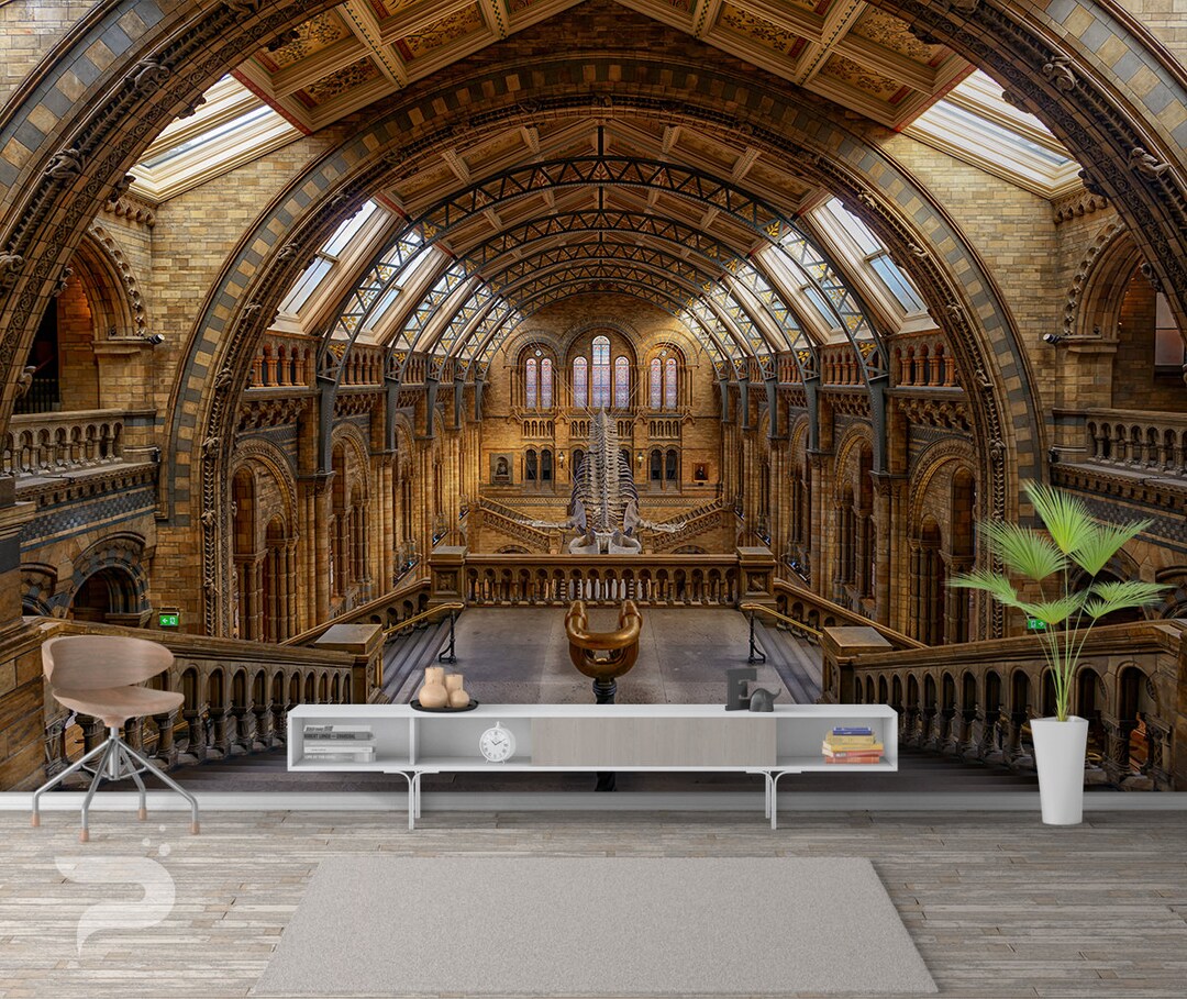 Natural History Museum WALL MURAL, London Wallpaper Mural, Large Wall ...