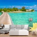 Tropical Island WALL MURAL, Carribean Wallpaper, Travel Wall Mural ...