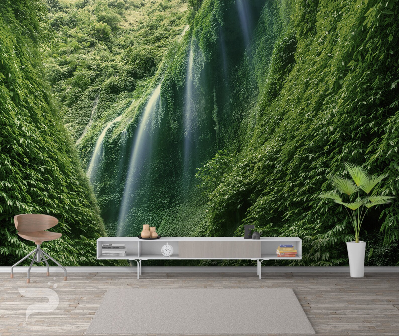 Beautiful Nature WALL MURAL Forest Wall Covering Green - Etsy