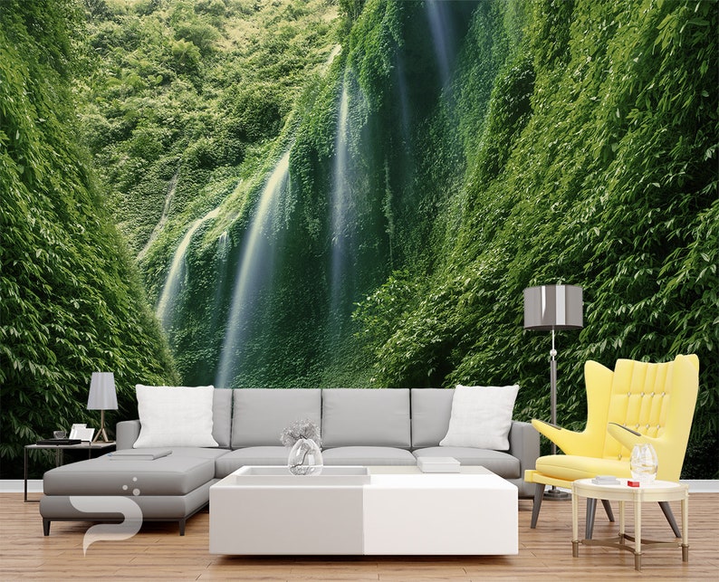 Beautiful Nature WALL MURAL Forest Wall Covering Green - Etsy