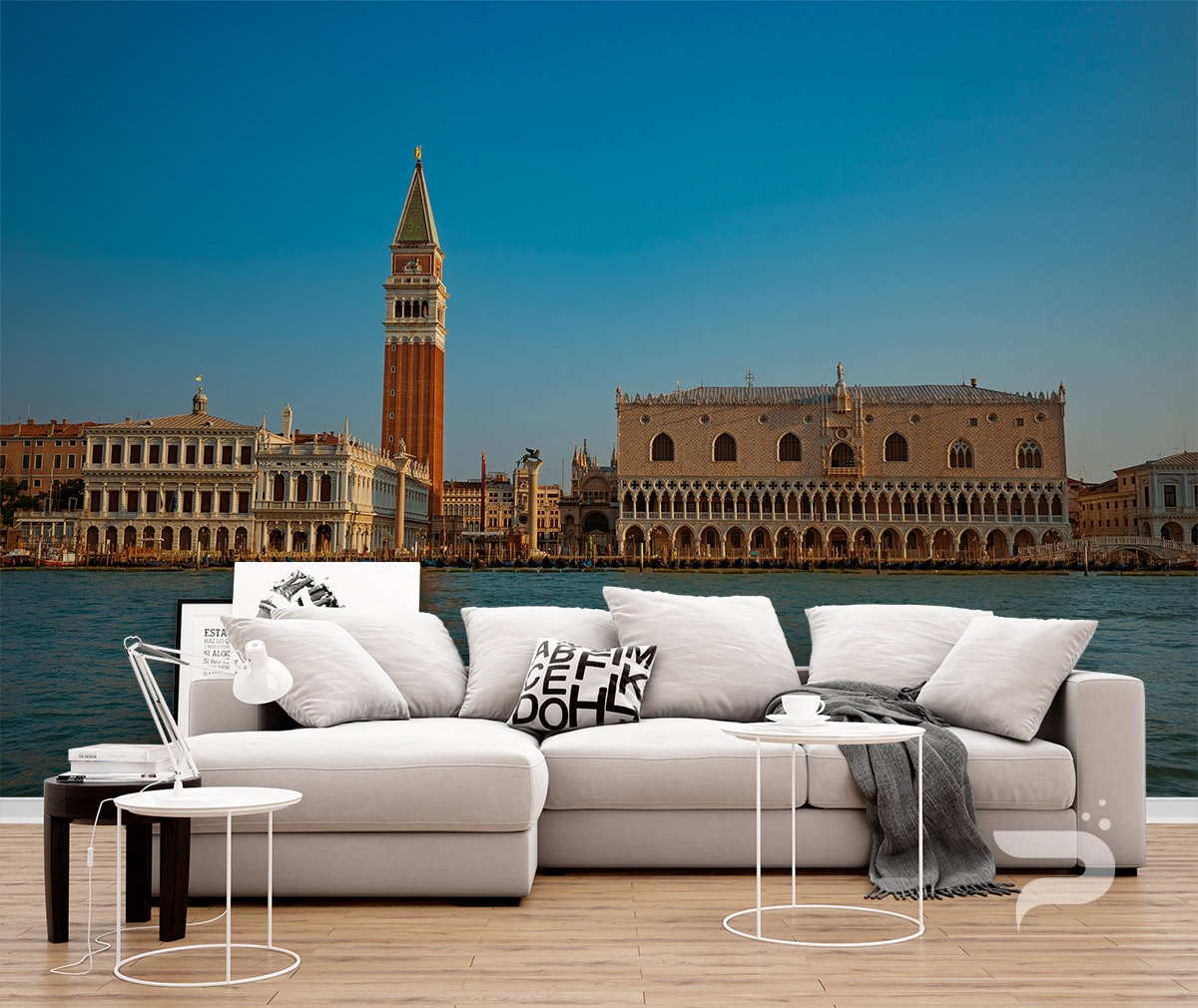 Venice from the Sea WALL MURAL Italy Wallpaper Mural Large | Etsy