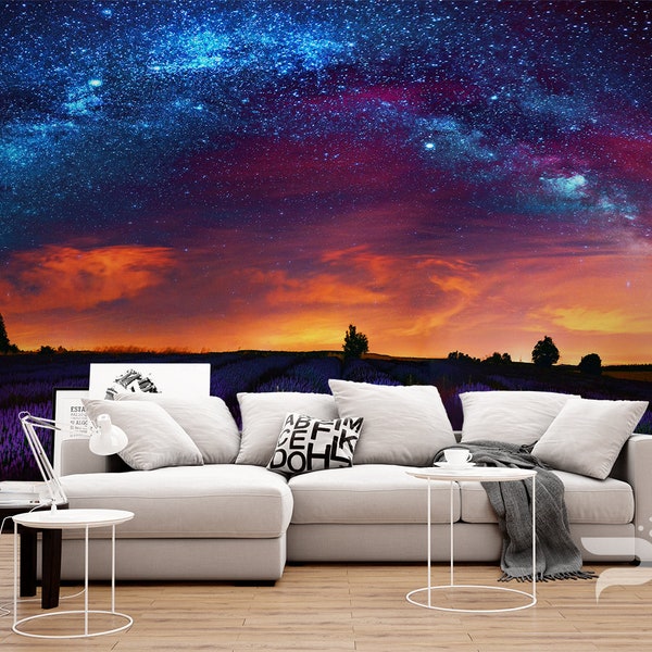 Galaxy Wall Mural - Etsy UK