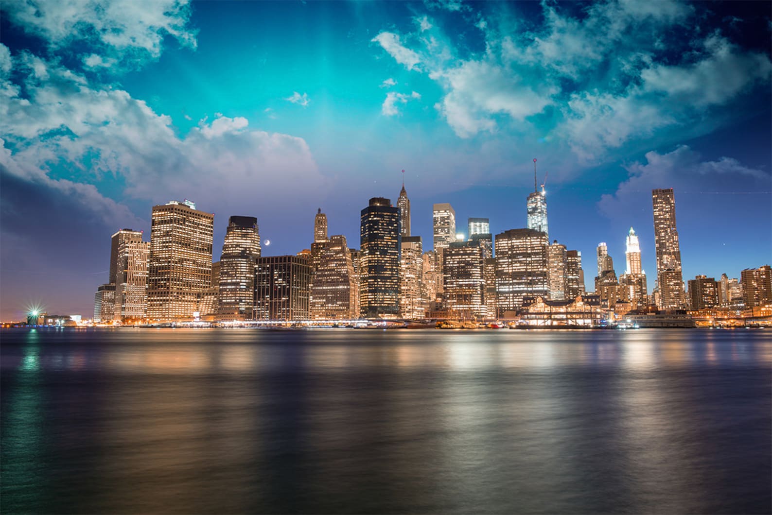 New York WALL MURAL Brooklyn Wall Covering Big Apple - Etsy