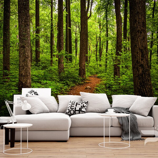 Forest Mural - Etsy