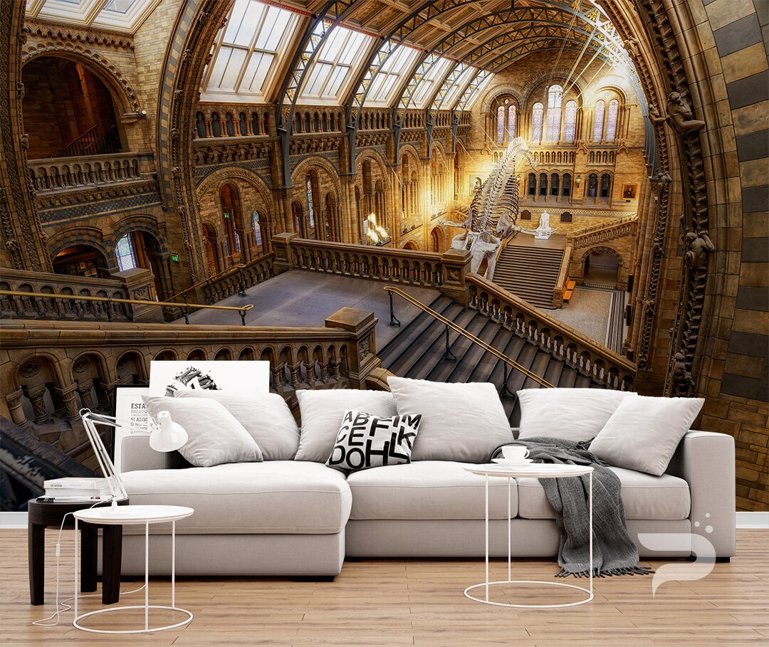 Natural History Museum WALL MURAL, London Wallpaper Mural, Large Wall ...