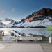 Winter Lake WALL MURAL, Mountain Wall Covering, Mountain Lake Wall Art ...