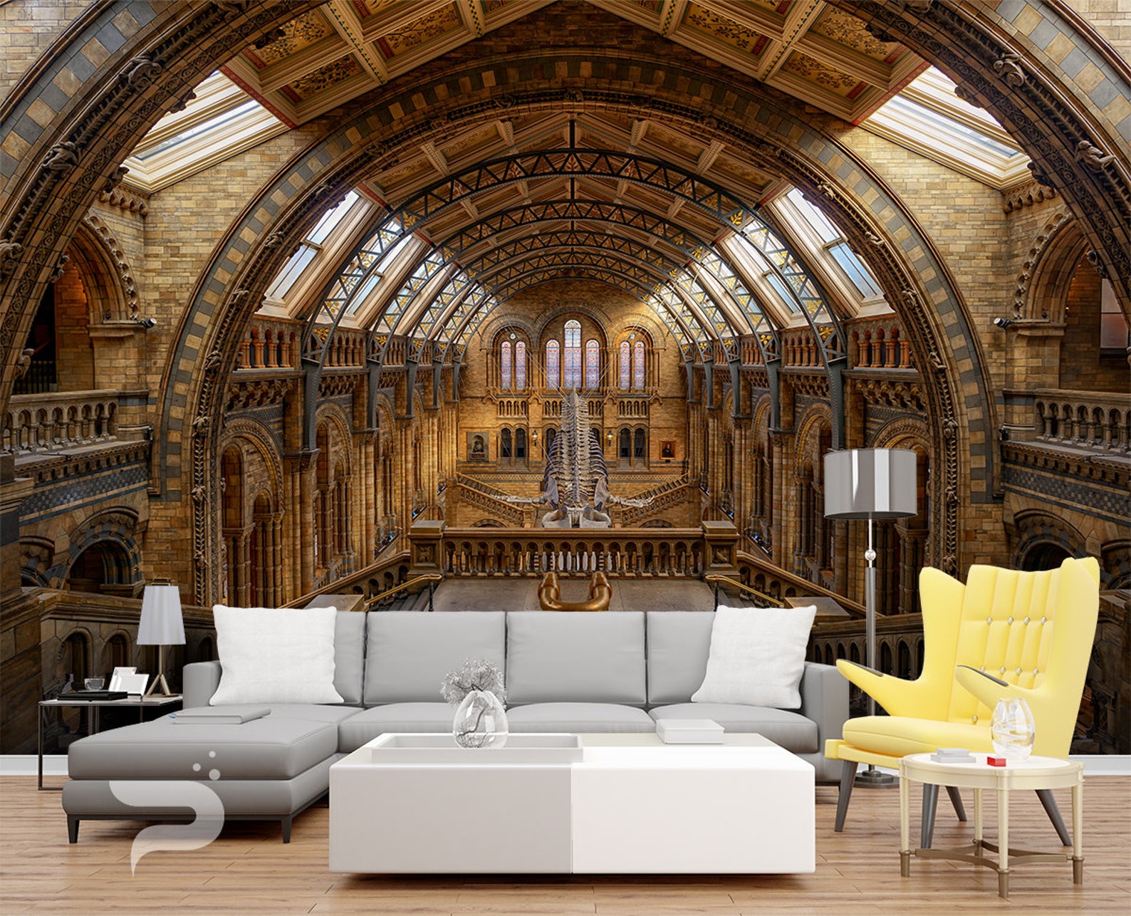 Natural History Museum WALL MURAL London Wallpaper Mural - Etsy