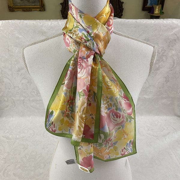 Talbots Silk Scarf - Etsy