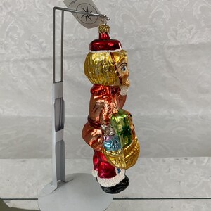 Vintage Christopher Radko "personal Delivery" Girl Lady Ornament Hand ...
