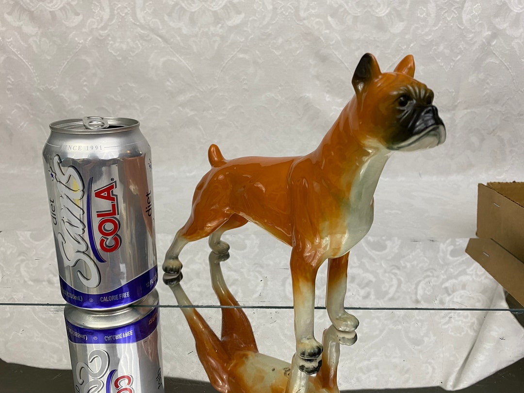 Vintage Nippon Yoko Boeki Japanese Porcelain Boxer Dog Figurine ...