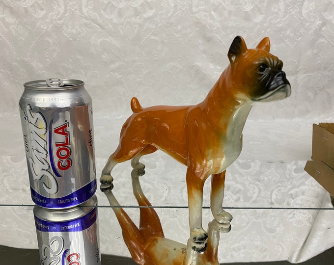 Vintage Nippon Yoko Boeki Japanese Porcelain Boxer Dog Figurine ...
