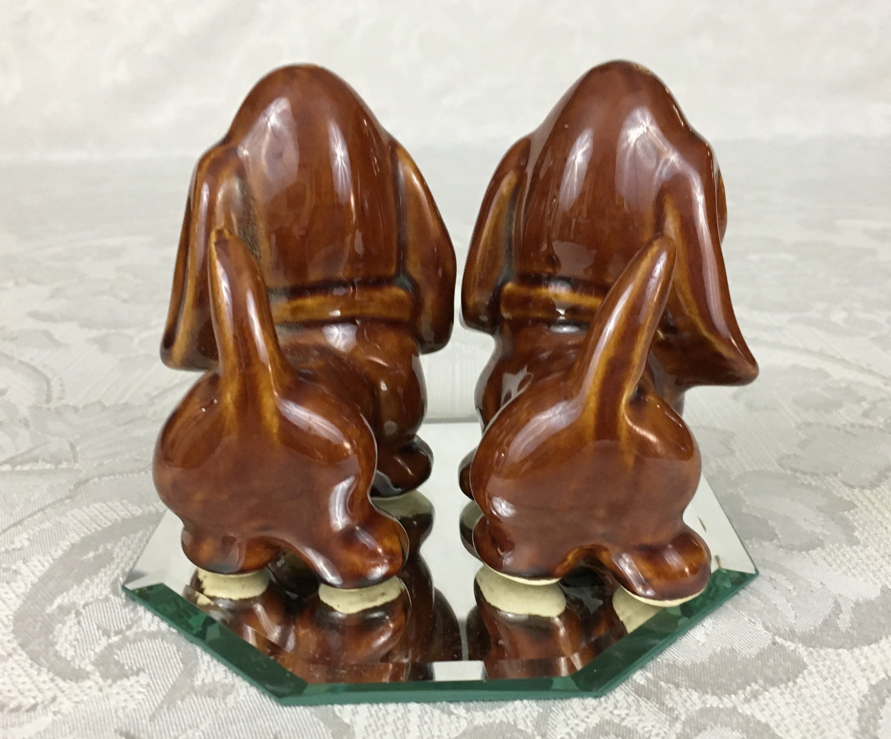 Vintage Crying Puppy Dog Figurines Salt & Pepper Shakers Dog Shakers ...