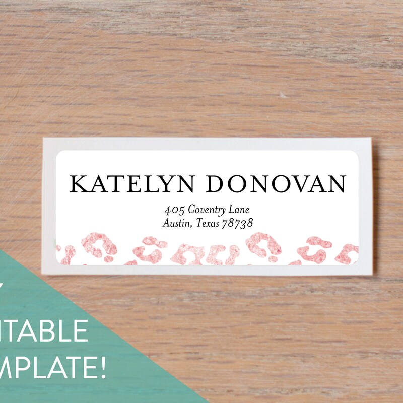 Cheetah Labels - Etsy