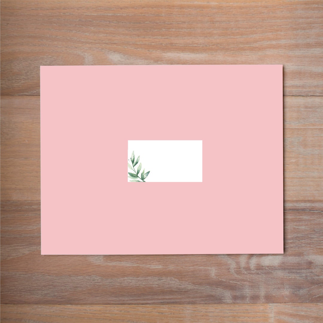 Mailing Labels / Golden Greenery / Cute Mailing Labels / Custom Mailing ...