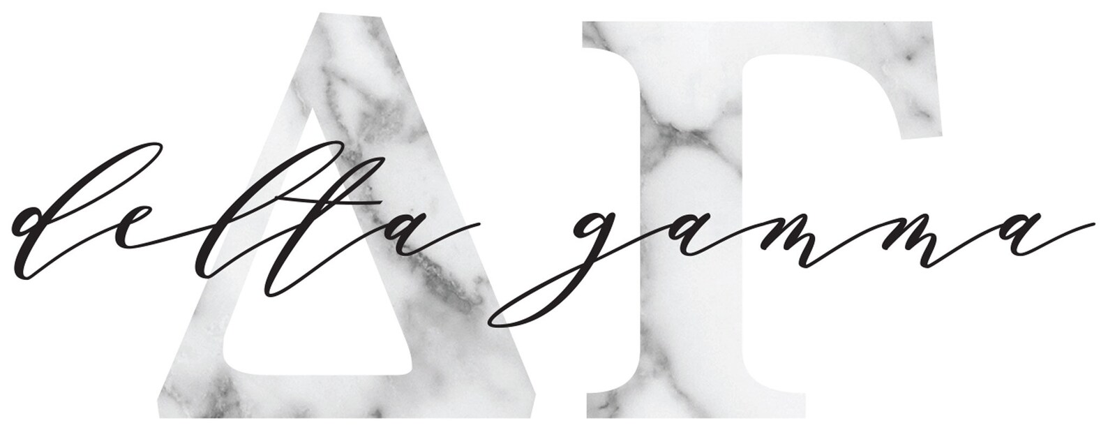 Vinyl Marble Sorority Decals / Alpha Chi Omega / Alpha Gamma Delta ...