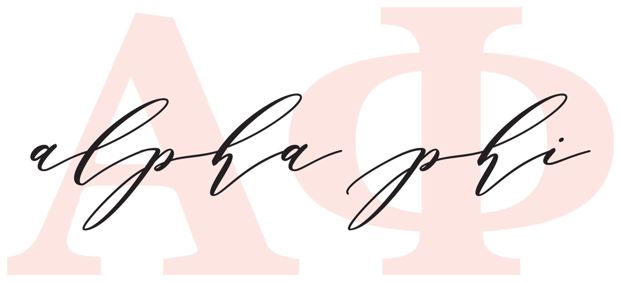 Vinyl Blush Sorority Decals / Alpha Phi / Chi Omega / Kappa Alpha Theta ...