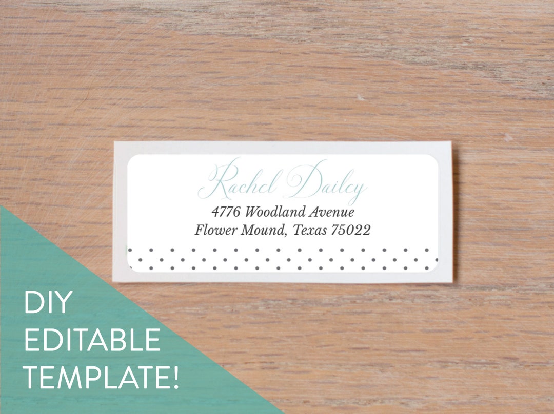 Custom Printed Return Address Labels – WITDX