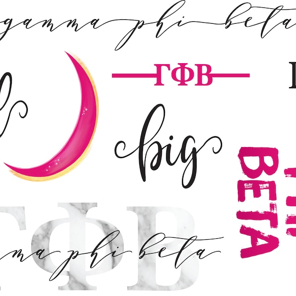 Gamma Phi Beta - Etsy