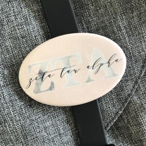 Alpha Gamma Delta Greek Buttons / Marble & Blush / Marble Lettering ...