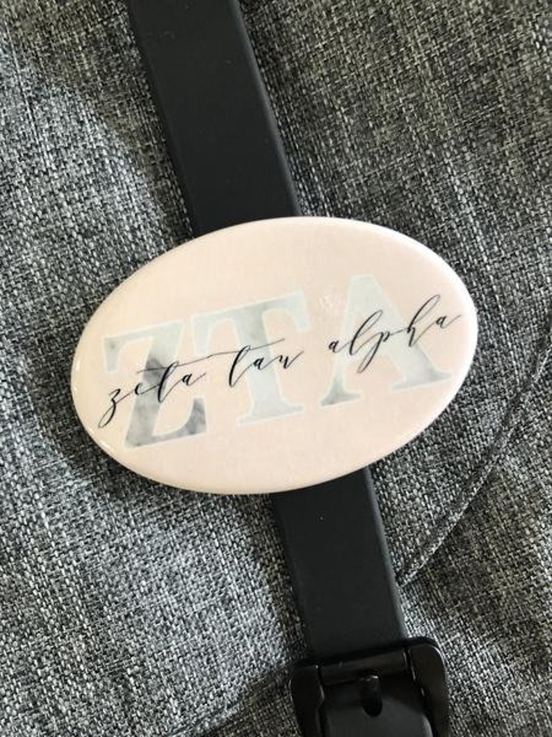 Alpha Gamma Delta Greek Buttons / Marble & Blush / Marble | Etsy