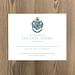 Zeta Tau Alpha Sorority Crest Bid Card / Zeta / Sorority Bid Card ...