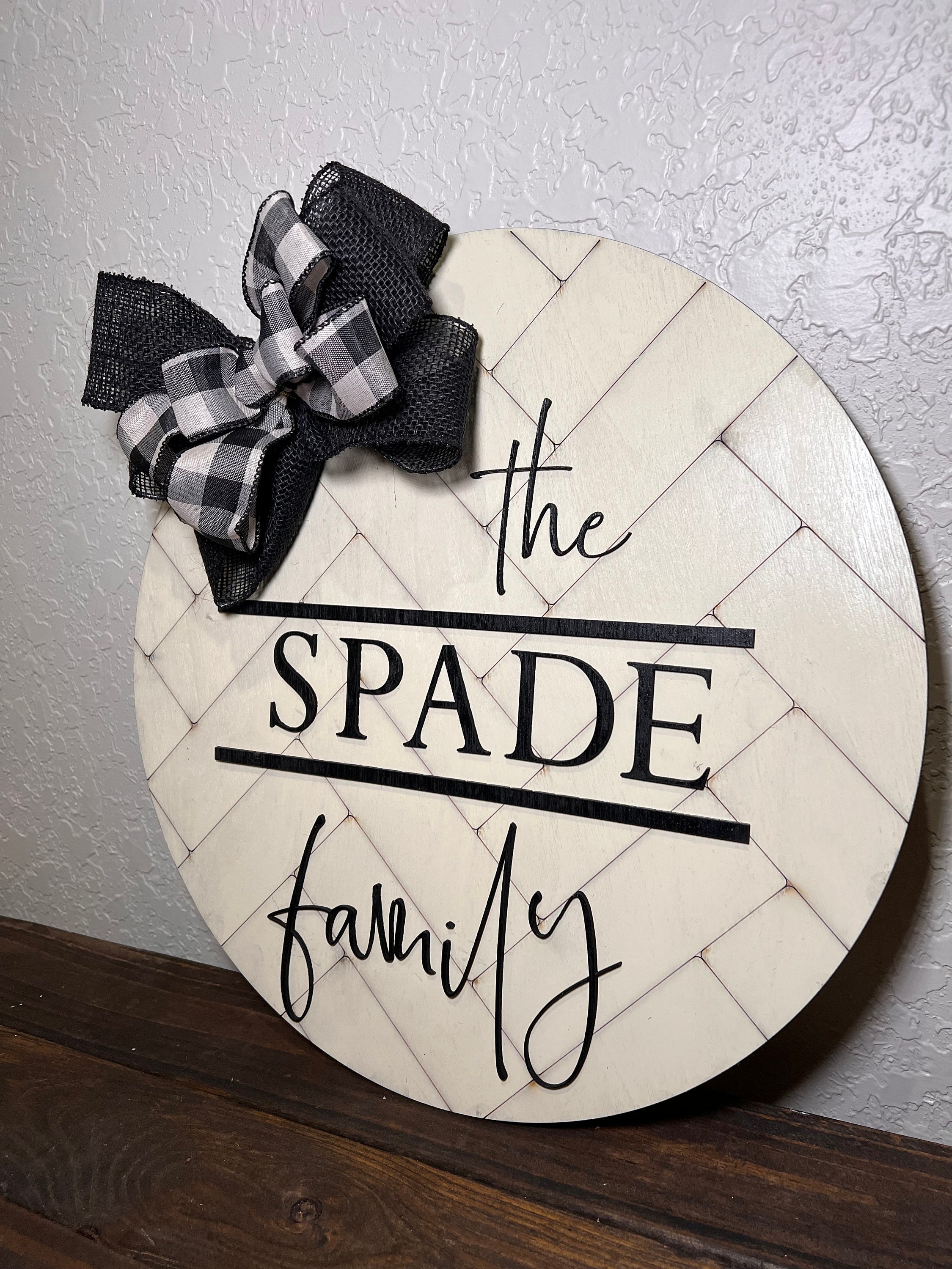 Front Door Decor | Welcome Sign | Family Name Sign | Last Name Sign ...