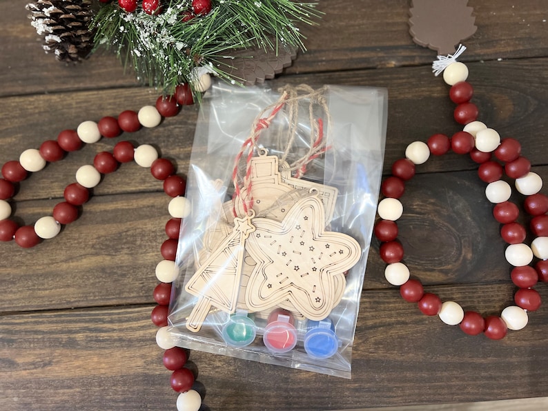 Paint Your Own Ornaments, Decorate Your Own Christmas Ornament Set, DIY ...