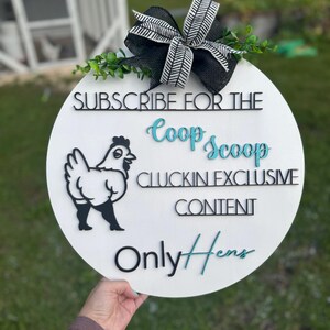 Only Hens Coop Sign, Chicken Coop Sign, Coop Sign, Chicken Coop Decor ...