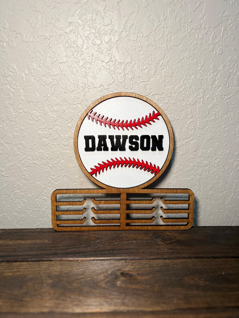 Baseball Medal Display, Baseball Medal Hanger, Awards Display - Etsy