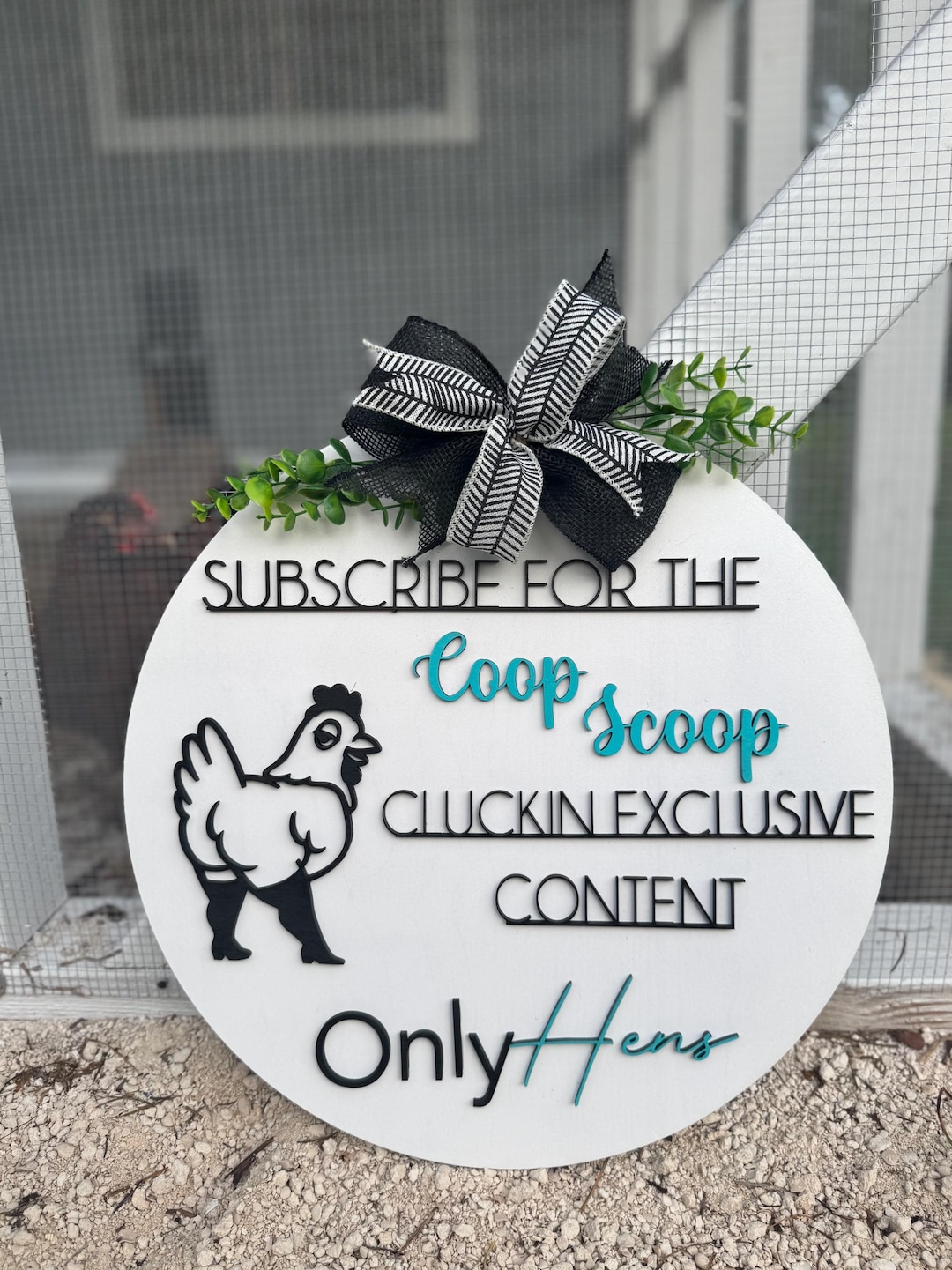 Only Hens Coop Sign, Chicken Coop Sign, Coop Sign, Chicken Coop Decor ...