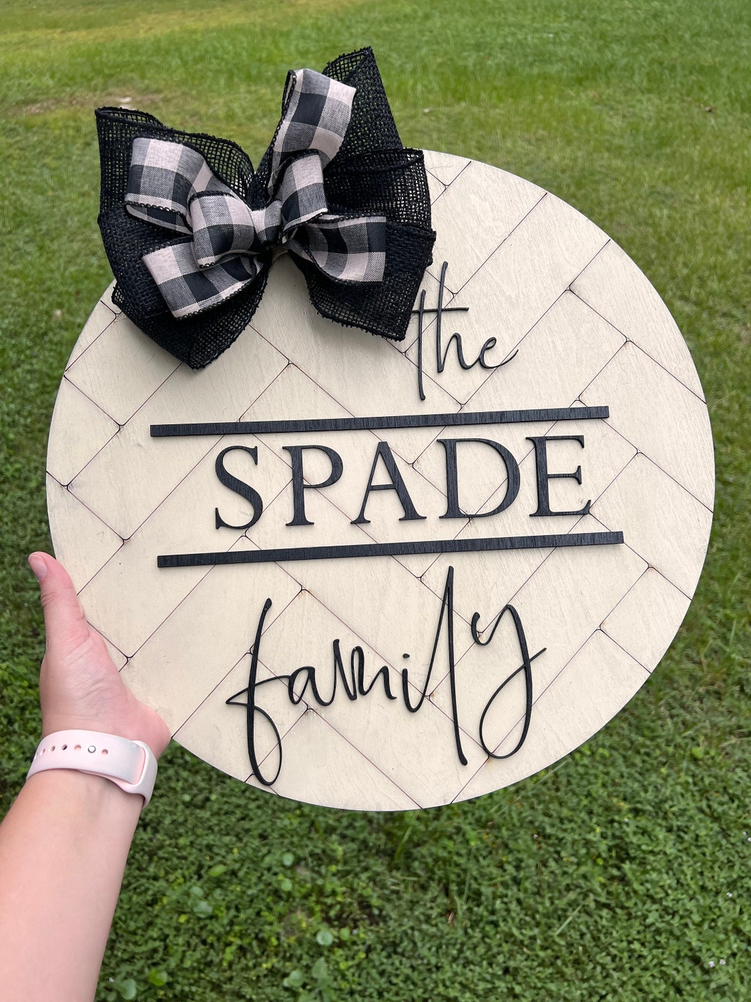 Front Door Decor | Welcome Sign | Family Name Sign | Last Name Sign ...