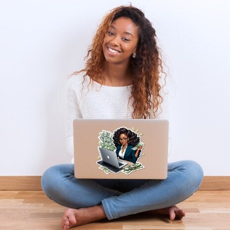 Digital Planner Stickers, Digital Journal Stickers, Black Girl Stickers ...