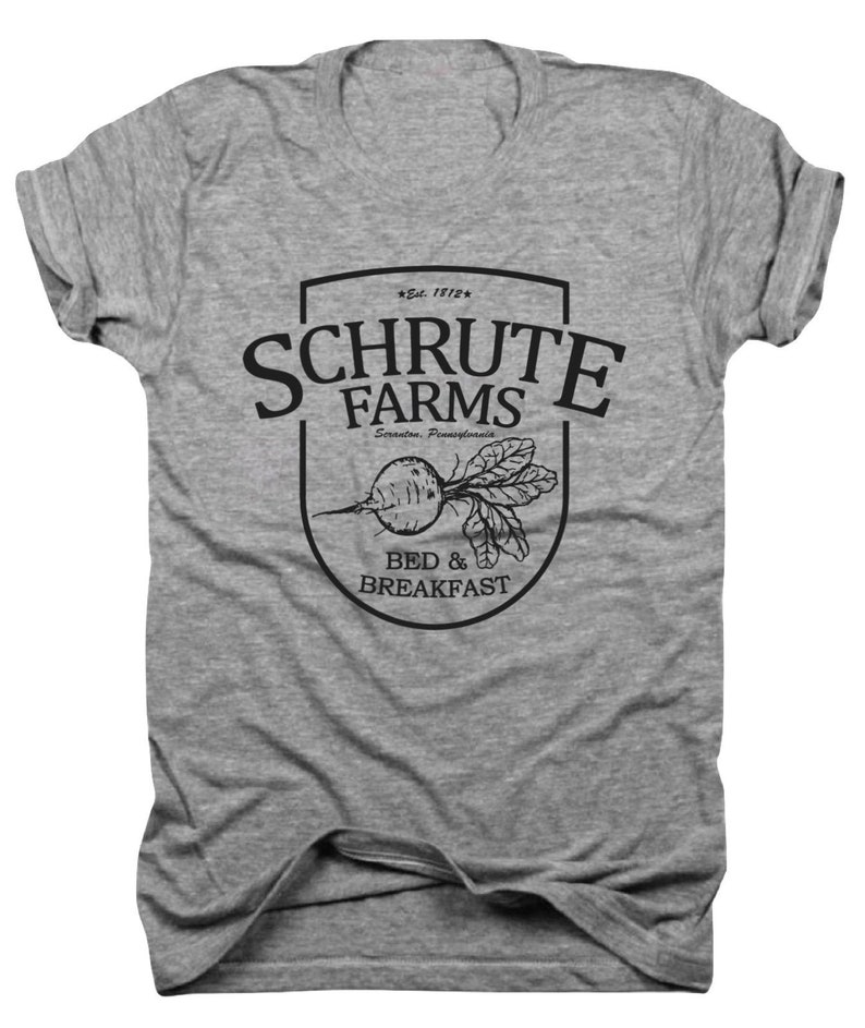 Schrute Farms Shirt the Office T-shirt Dwight Schrute Beet - Etsy