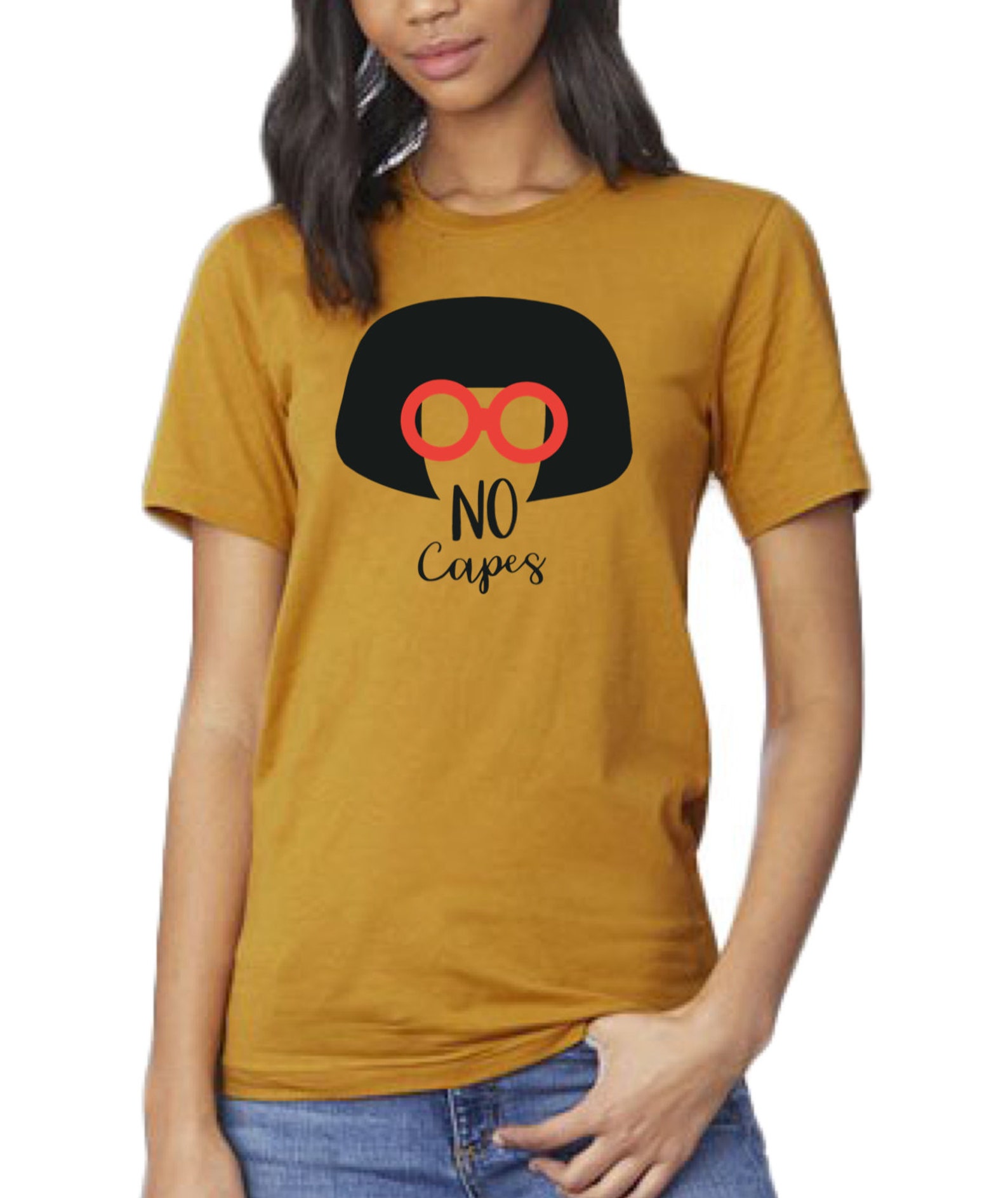 No Capes Shirt Edna Mode the Incredibles Tees Halloween | Etsy