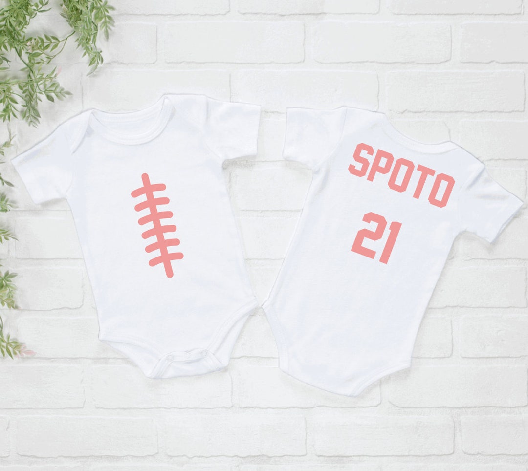 Baby Football Onesie Football Baby Announcement Football - Etsy