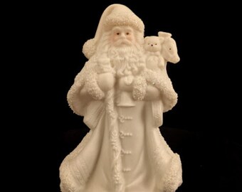 Porcelain Santa - Etsy