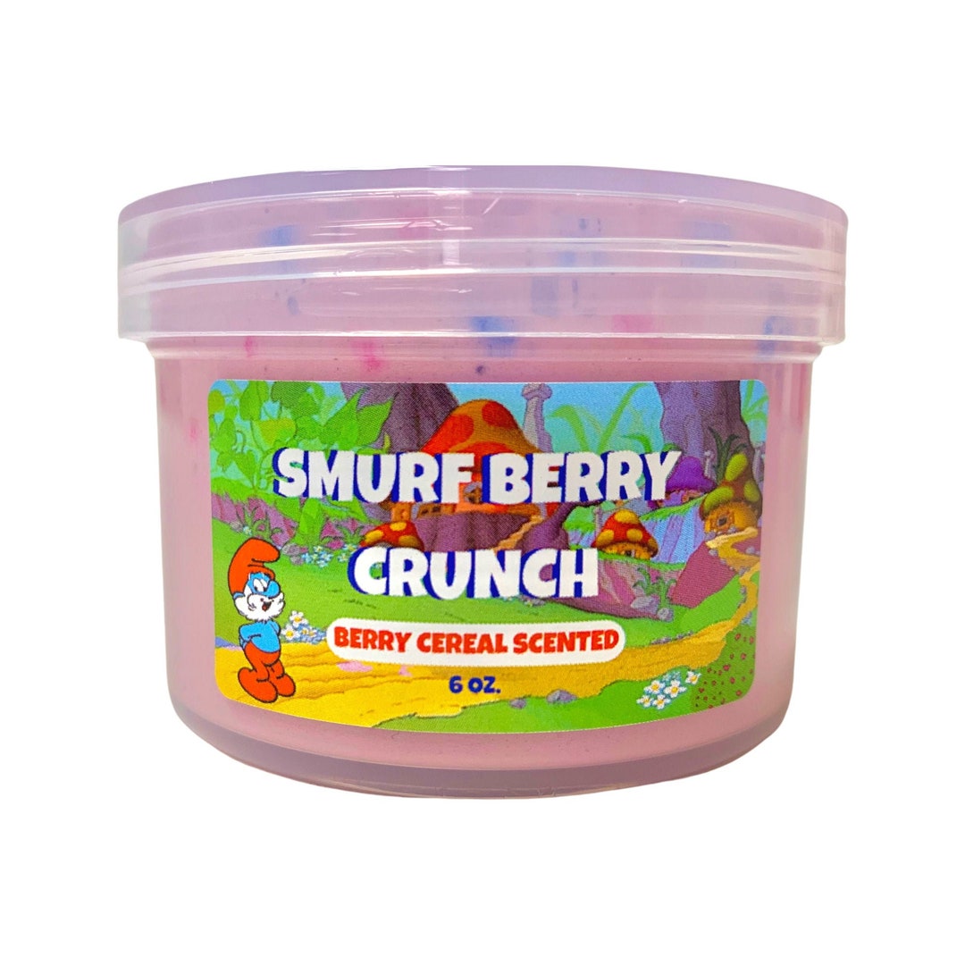 Smurf Berry Crunch Slime- Floam Slime-scented Slime-best Selling Slime ...