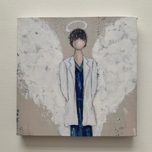 Doctor Canvas Print Doctor Angel Angel Art Angel Wings - Etsy