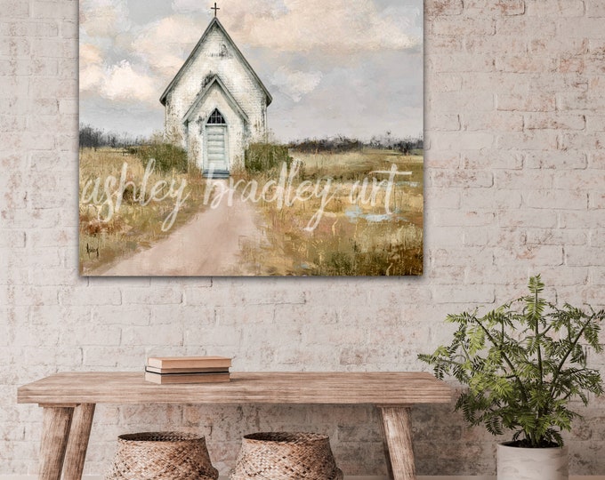 Church Canvas Print, Church Art, Canvas Print, Wall Art, Home Decor ...