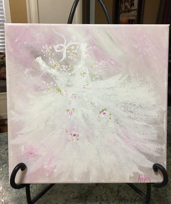 Tutu and Roses Painting ballet art ballerina art dance art | Etsy